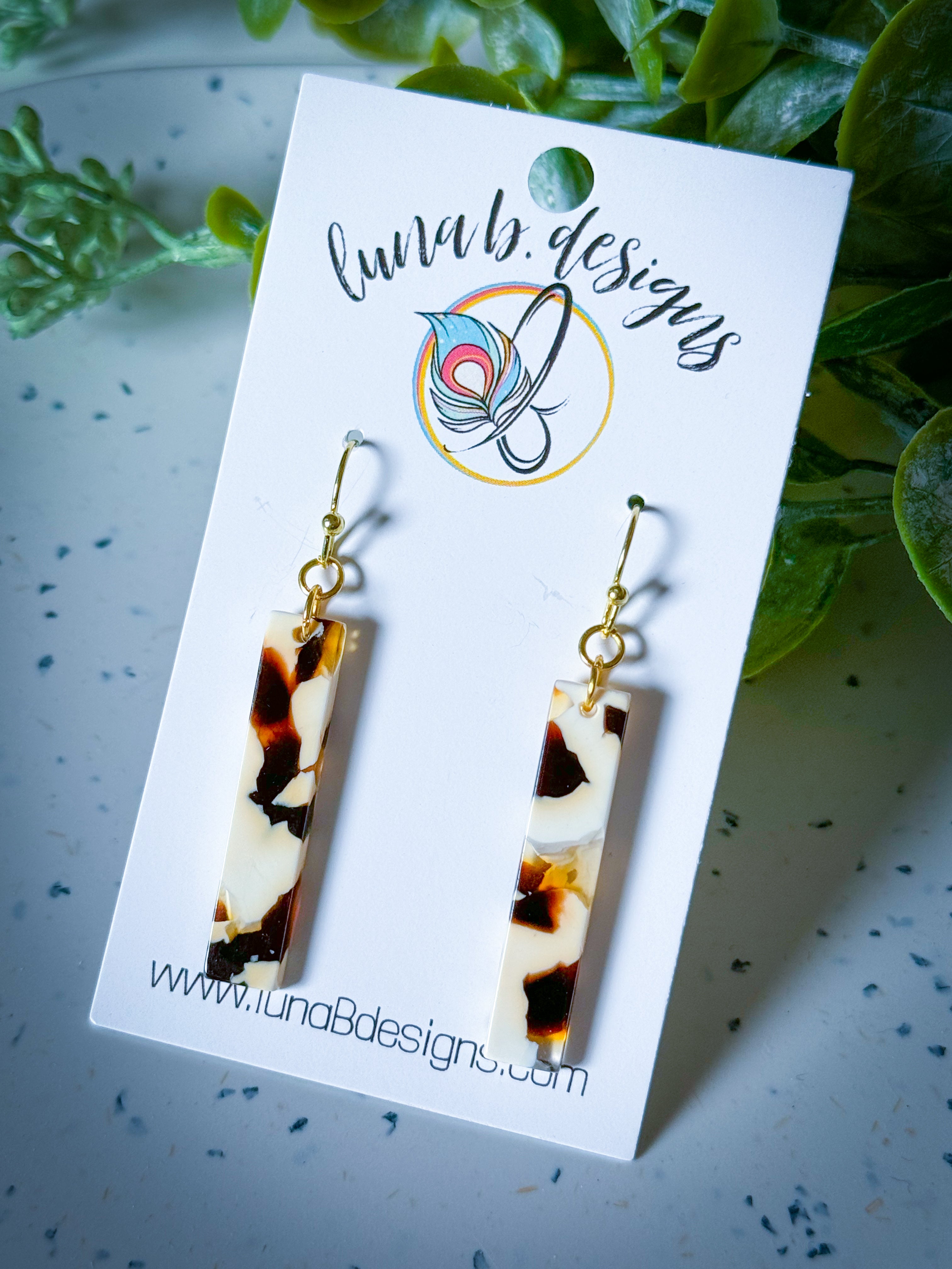 Iced Coffee Acrylic Drops – Luna B. Designs
